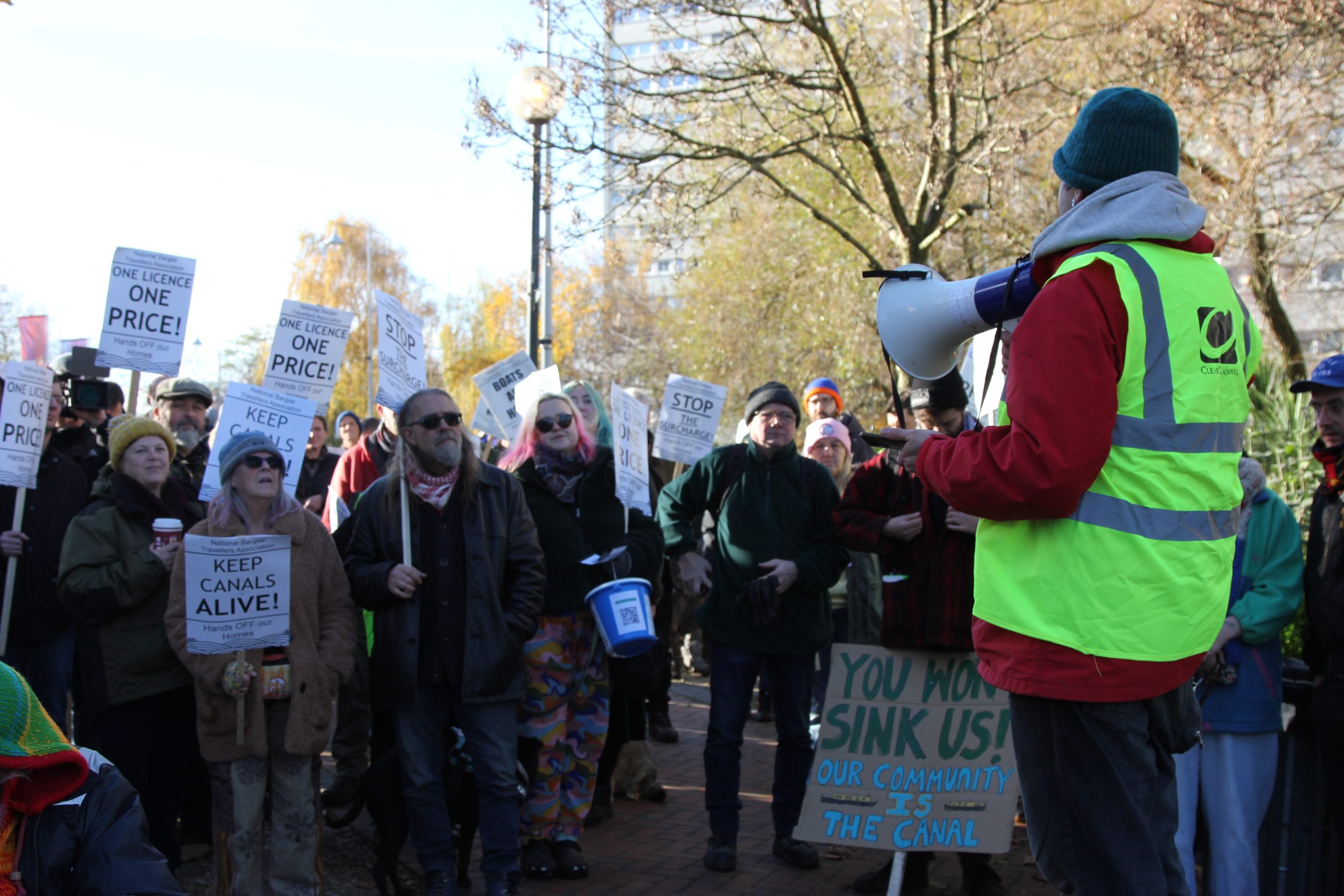 Boaters marched in Birmingham! – National Bargee Travellers Association