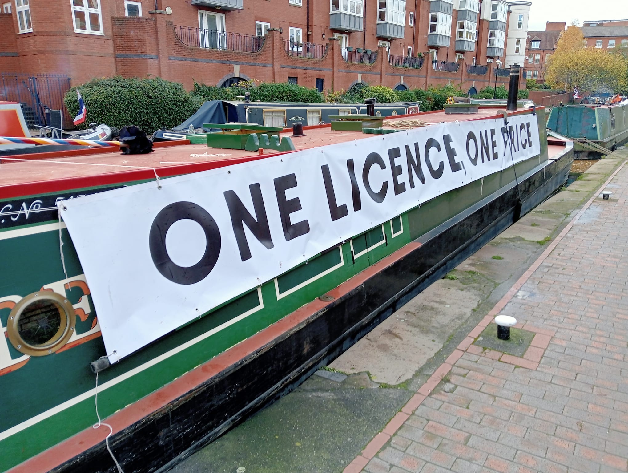 Boaters marched in Birmingham! – National Bargee Travellers Association